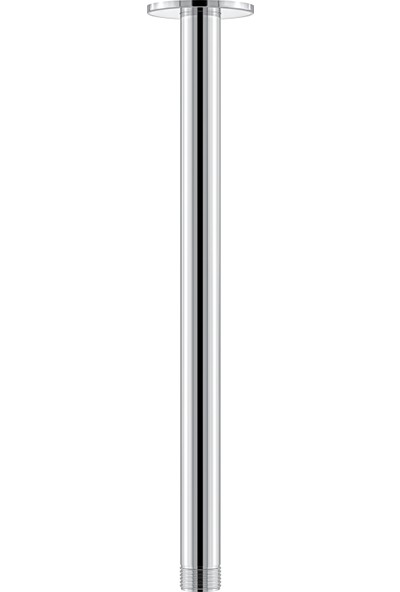 Valtemo Ankastre Tepe Duş Borusu Düz Krom Tavandan Boru 30 cm Valtemo Ankastre Tepe Duş Borusu Düz Krom Tavandan Boru 30 cm