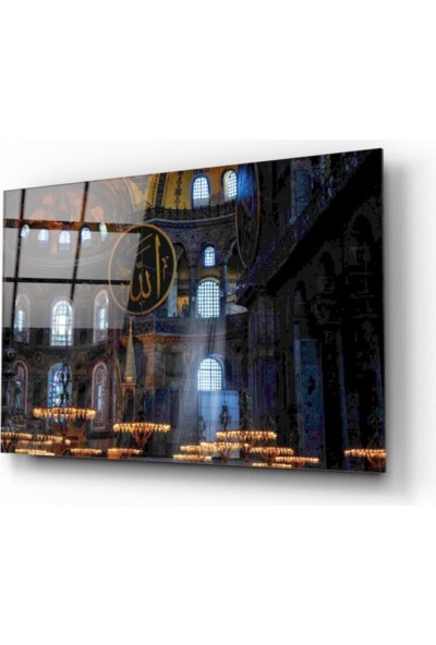 Ayasofyanın Ihtişamı Cam Tablo 50 x 70 cm