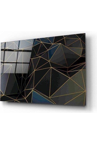 Soyut Desenler Cam Tablo 4 50 x 70 cm