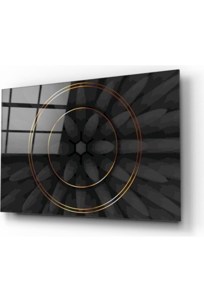 Soyut Desenler Cam Tablo 6 50 x 70 cm