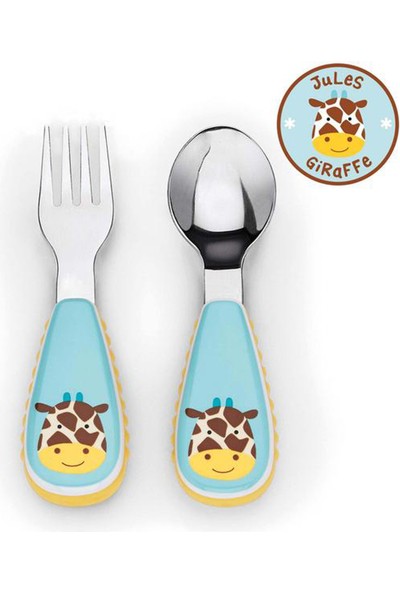 Skıp Hop Çatal Kaşık Seti Zürafa