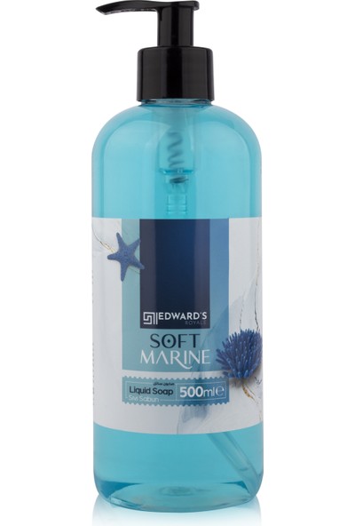 Soft Marine Aromalı 500 ml Nemlendirici Etkili Sıvı Sabun Paraben Içermez Soft Marine Aromalı 500 ml Nemlendirici Etkili Sıvı Sabun Paraben Içermez