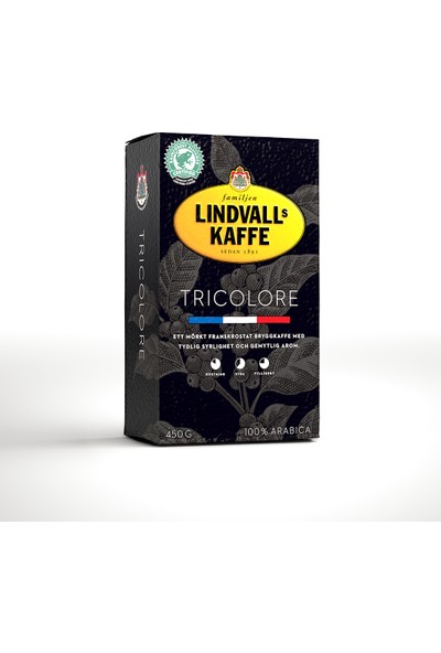 Lindvalls Kaffe Tricolore Filtre Kahve 12 x 450 gr Lindvalls Kaffe Tricolore Filtre Kahve 12 x 450 gr