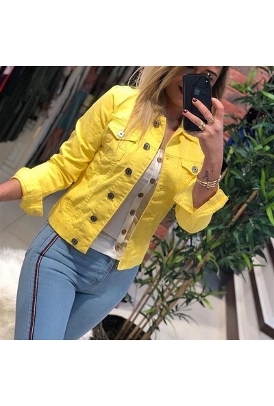 Egs Bayan Renkli Kot Ceket 63111