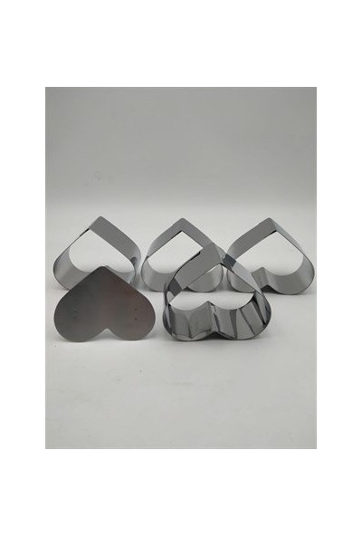 Kumsal Mutfak Puntalı Parfe Kalp 4 Lü Set