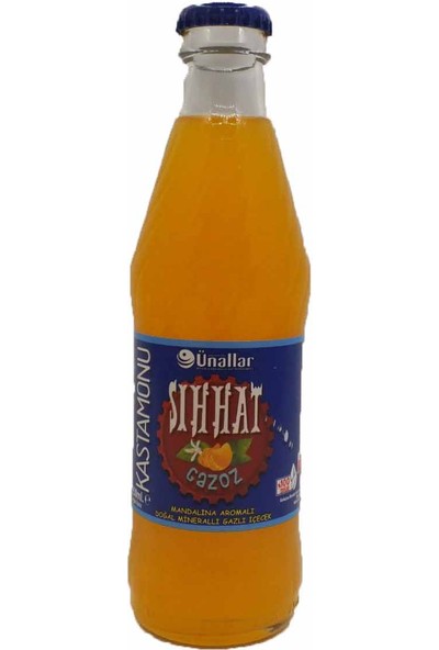 Ünallar Kastamonu Sıhhat Gazoz Mandalinalı 250 ml 6'lı