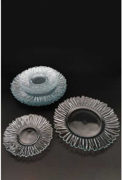 Metropolavm Aurora 12 Parça Set Kristal Cam Pasta Takımı - Pasta Tabağı ve Çay Tabağı Metropolavm Aurora 12 Parça Set Kristal Cam Pasta Takımı - Pasta Tabağı ve Çay Tabağı