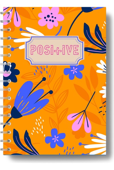 Incognito Notes by 3C Dijital Flora Collection - Positive A5 14X20 Spiralli Çizgisiz Not Defteri Incognito Notes by 3C Dijital Flora Collection - Positive A5 14X20 Spiralli Çizgisiz Not Defteri