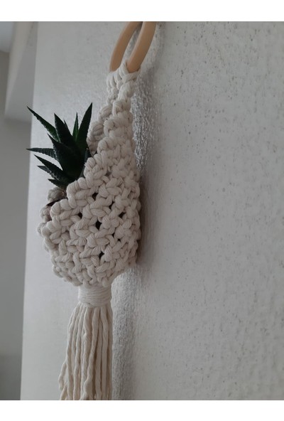 Design Gizemden Makrome Saksılık