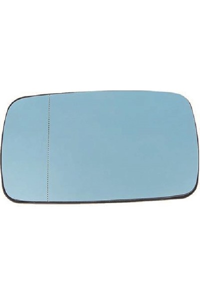 Wender Parts Ayna Camı Isıtmalı Asferik Mavi Sol E30 E36 E46 Wender Parts Ayna Camı Isıtmalı Asferik Mavi Sol E30 E36 E46