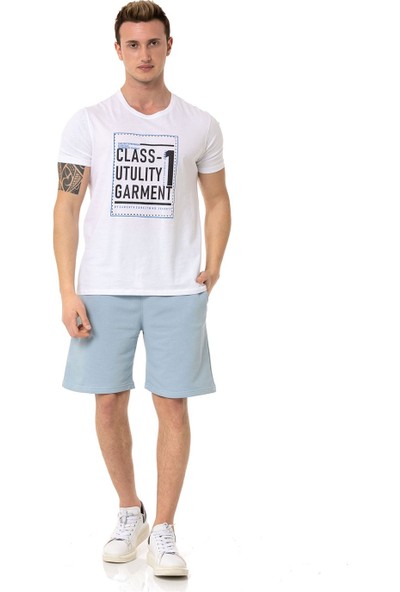 Camenta Mavi 3 Iplik Şardonsuz Erkek Şort Camenta Mavi 3 Iplik Şardonsuz Erkek Şort