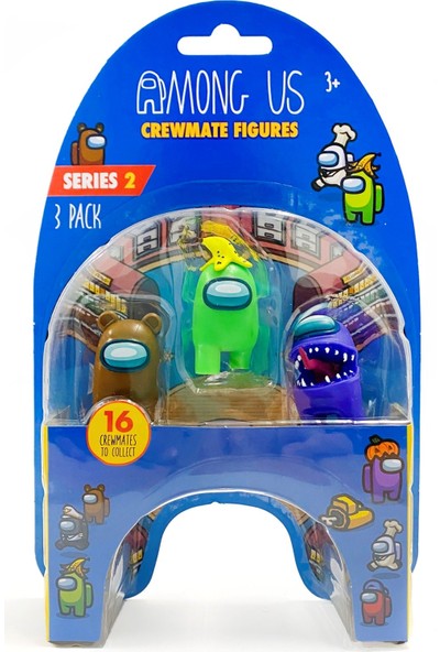 Among Us Başel Toys Crewmate 3'lü Blisterpaket Seri 2 Among Us Başel Toys Crewmate 3'lü Blisterpaket Seri 2