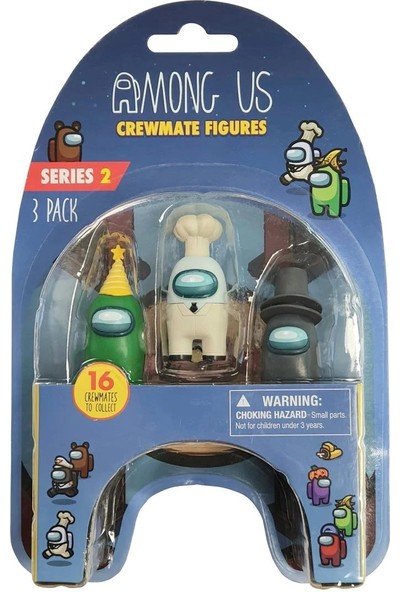 Among Us Crewmate 3'lü Blisterpaket Seri 2 Among Us Crewmate 3'lü Blisterpaket Seri 2