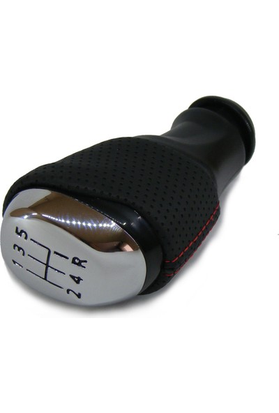 Otovista Renault Clio 4 Deri Vites Topuzu (Kırmızı Dikiş) Otovista Renault Clio 4 Deri Vites Topuzu (Kırmızı Dikiş)