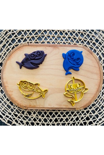 Small Shapes Baby Shark Kurabiye Kalıbı ve Hamur Kesici Small Shapes Baby Shark Kurabiye Kalıbı ve Hamur Kesici