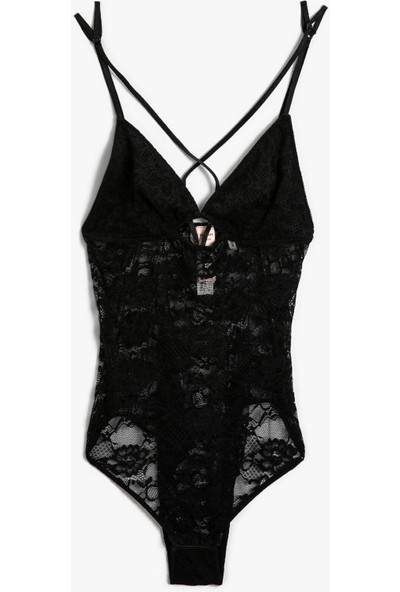 Koton Dantel Detaylı Bodysuit
