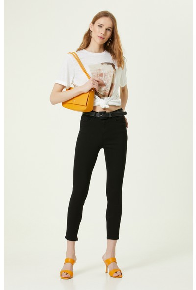 Network Basic Fit Siyah Casual Pantolon Network Basic Fit Siyah Casual Pantolon