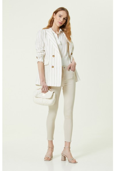 Network Basic Fit Bej Pantolon