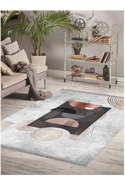 Mars Halı Olivia Yıkanabilir Dijital Baskılı Kaymaz Tabanlı Halı