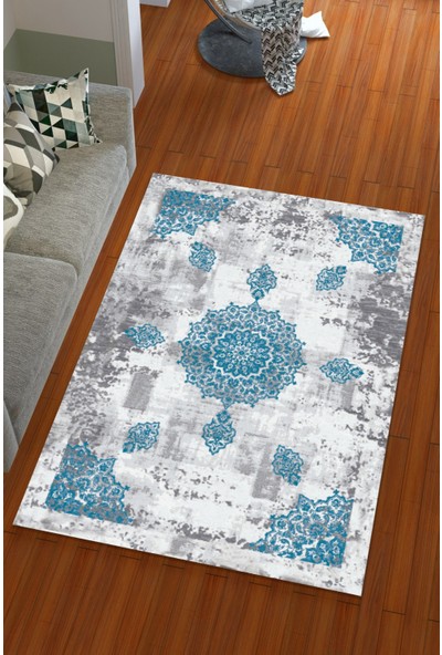 Miray Tekstil İpek Kadife Mavi Gri Renkli Padişah Desen Lastikli Halı Örtüsü Miray Tekstil İpek Kadife Mavi Gri Renkli Padişah Desen Lastikli Halı Örtüsü