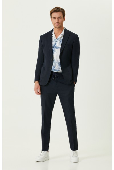 Network Jogger Fit Lacivert Keten Pantolon Network Jogger Fit Lacivert Keten Pantolon