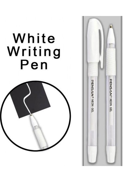 Beyaz Jel Kalem Dekoratif Hediyelik