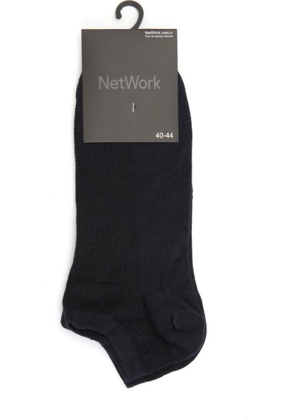 Network Lacivert Erkek Bambu Çorap