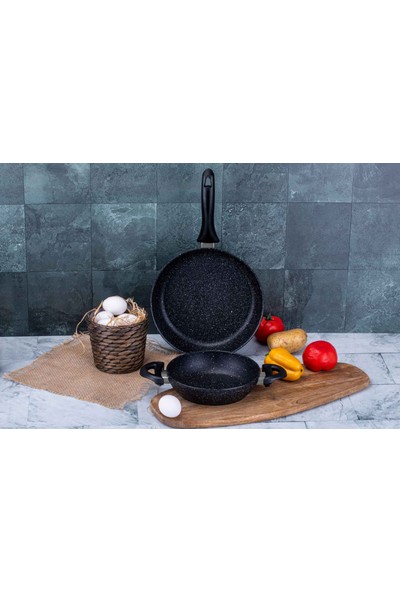 Aksu Ultra Granit 2'li Set Siyah