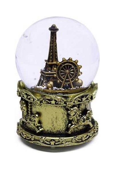 HSRC Karküresi Eyfel Kulesi Dekoratif Hediyelik