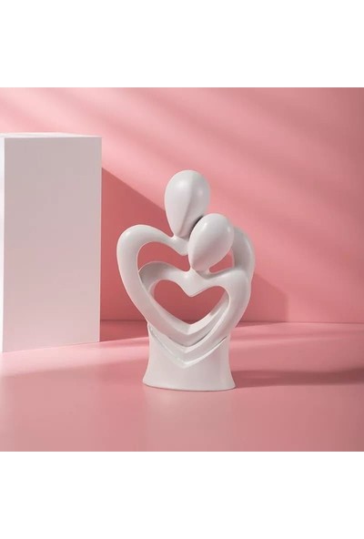 Isem Sevgili Aşıklar Dekoratif Biblo