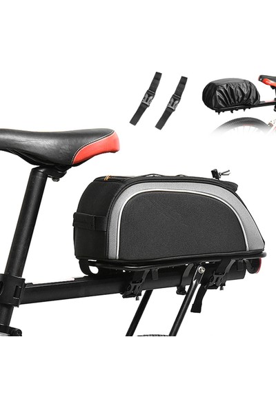 Anmeilu Bisiklet Trunk Çanta 7l Bisiklet Çantası Suya Dayanıklı (Yurt Dışından)