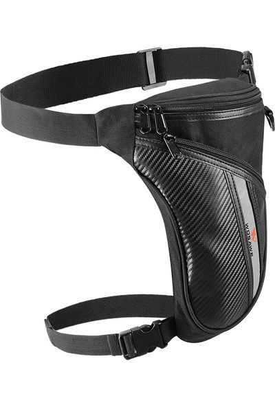 Wosawe Çok Fonksiyonlu Yansıtıcı Damla Bacak Çantası Motosiklet (Yurt Dışından)