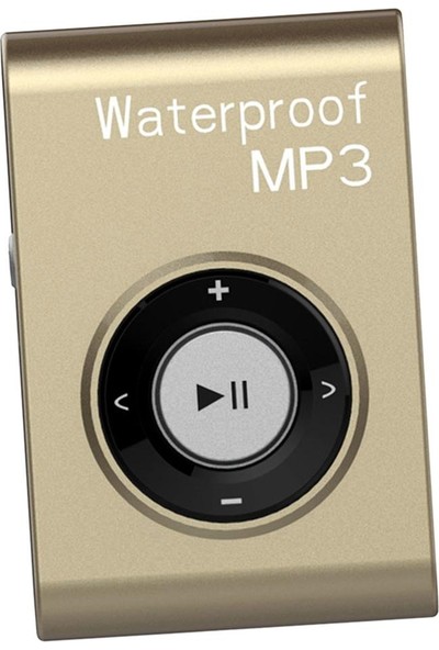 Taşınabilir Su Geçirmez Mp3 Müzik Çalar Stereo Ses Radyo Klip 4 GB Altın Altın (Yurt Dışından) Taşınabilir Su Geçirmez Mp3 Müzik Çalar Stereo Ses Radyo Klip 4 GB Altın Altın (Yurt Dışından)