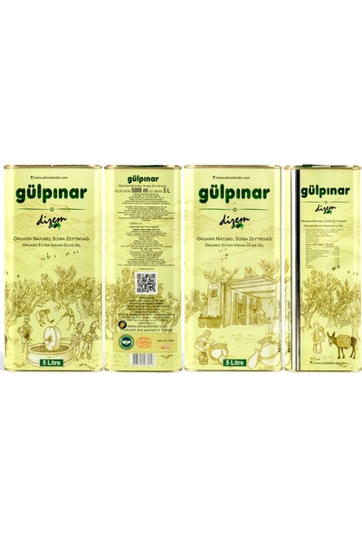 4'lü Set Organik Naturel Sızma Zeytinyağı 20 Litre (Memecik Tipi) 4'lü Set Organik Naturel Sızma Zeytinyağı 20 Litre (Memecik Tipi)