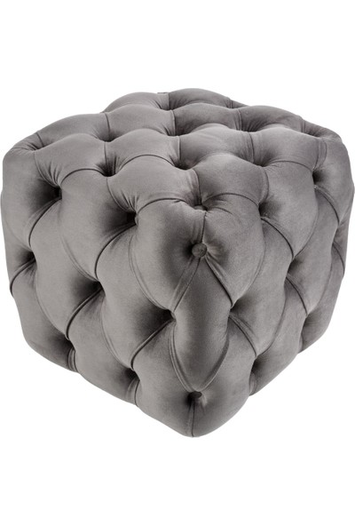 Lux Vie Best Puf Modern Küp Puf Dekoratif Kare Sandalye Dekoratif Puf