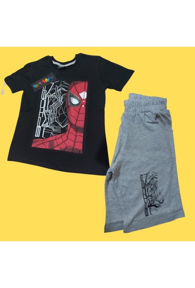 Spiderman Baskılı Büyük Çocuk Tişört