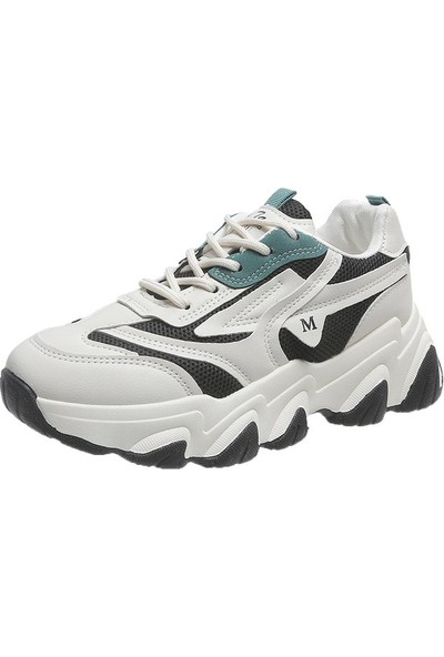 Karin Platform Kadın Spor Ayakkabı Siyah (Yurt Dışından)