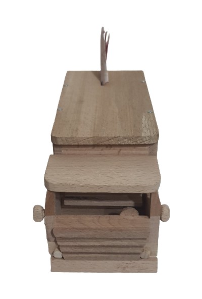 Şah-ı Osmanlı Doğal Ahşap Boyanabilir Kumbara Kamyon Oyuncak (23X9 Cm) Şah-ı Osmanlı Doğal Ahşap Boyanabilir Kumbara Kamyon Oyuncak (23X9 Cm)