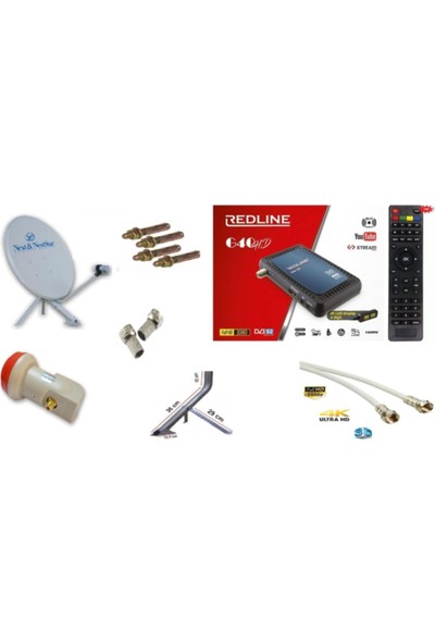 Next Çanak Anten+Lnb+Redline G50 Next Çanak Anten+Lnb+Redline G50