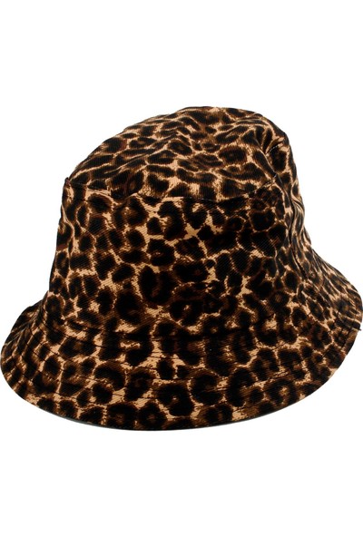 Afillix Concept Leopar Desen Dijital Baskı Balıkçı Şapka