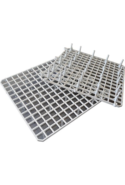 Kanatlı Shop 40X40 Kümes Yer Izgarası Gri Kanatlı Shop 40X40 Kümes Yer Izgarası Gri