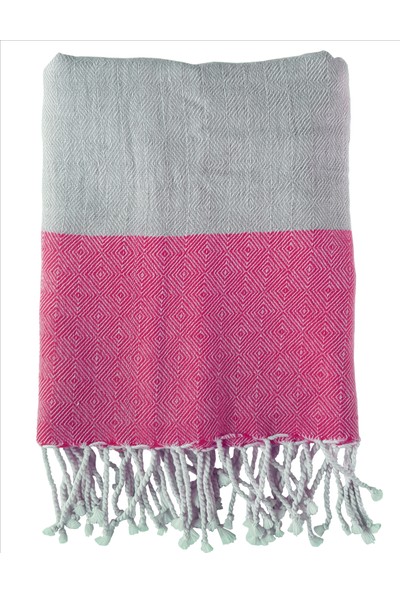 Dandalas Keten-Pamuk Karışımı El Dokuması Peştemal