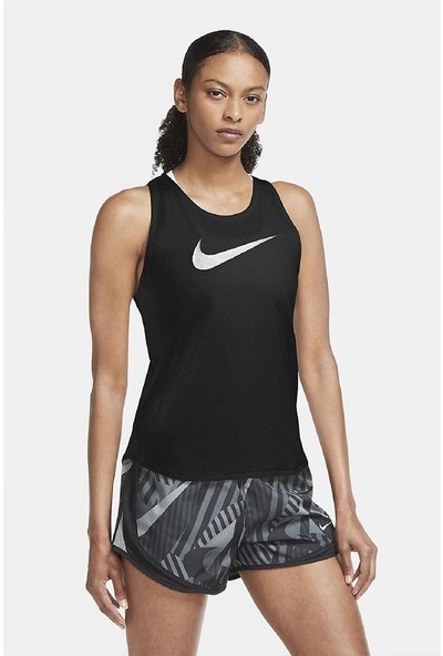 Nike Swoosh Run Running Tank, Siyah Koşu Atleti CU3252-010 Nike Swoosh Run Running Tank, Siyah Koşu Atleti CU3252-010