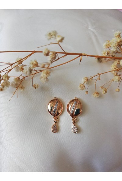 Asel's Style Ithal Vip Altın Kaplama Küpe