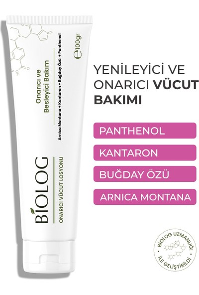 Biolog Onarıcı Vücut Bakım Losyonu 100 gr