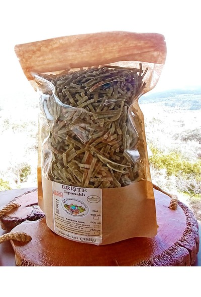 Memleket Çiftliği Ispanaklı Erişte 750 gr Memleket Çiftliği Ispanaklı Erişte 750 gr