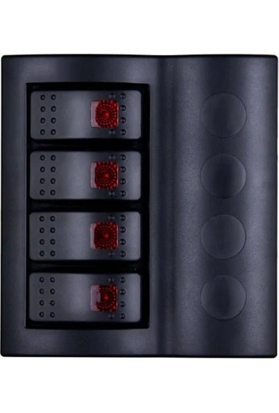 Kartal Marin Marin Switch Panel 4 Lü Dikey Kartal Marin Marin Switch Panel 4 Lü Dikey