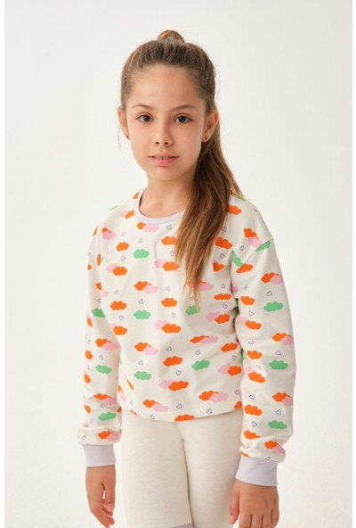 Dagi Ekru Baskılı Sweat Dagi Ekru Baskılı Sweat