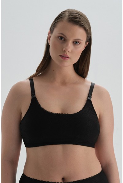 Dagi Siyah Emzirme Sütyen