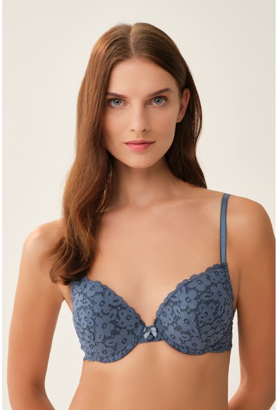 Dagi Petrol Yarı Dolgulu Sütyen